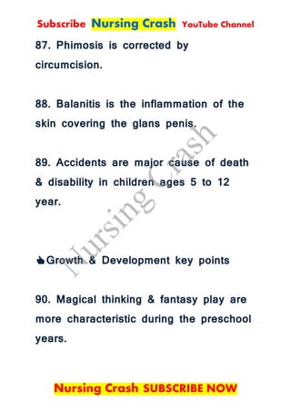 Pediatric nursing-100-golden-points- | PDF