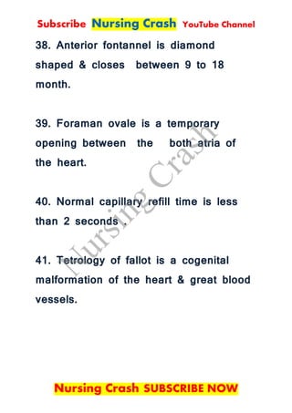 Pediatric nursing-100-golden-points- | PDF