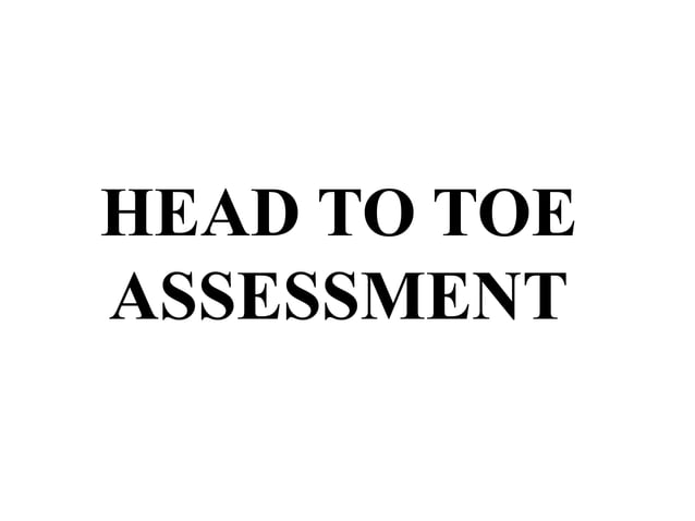 Pediatric physical assessment in children | PPTX