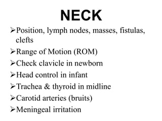 Pediatric physical assessment in children | PPTX