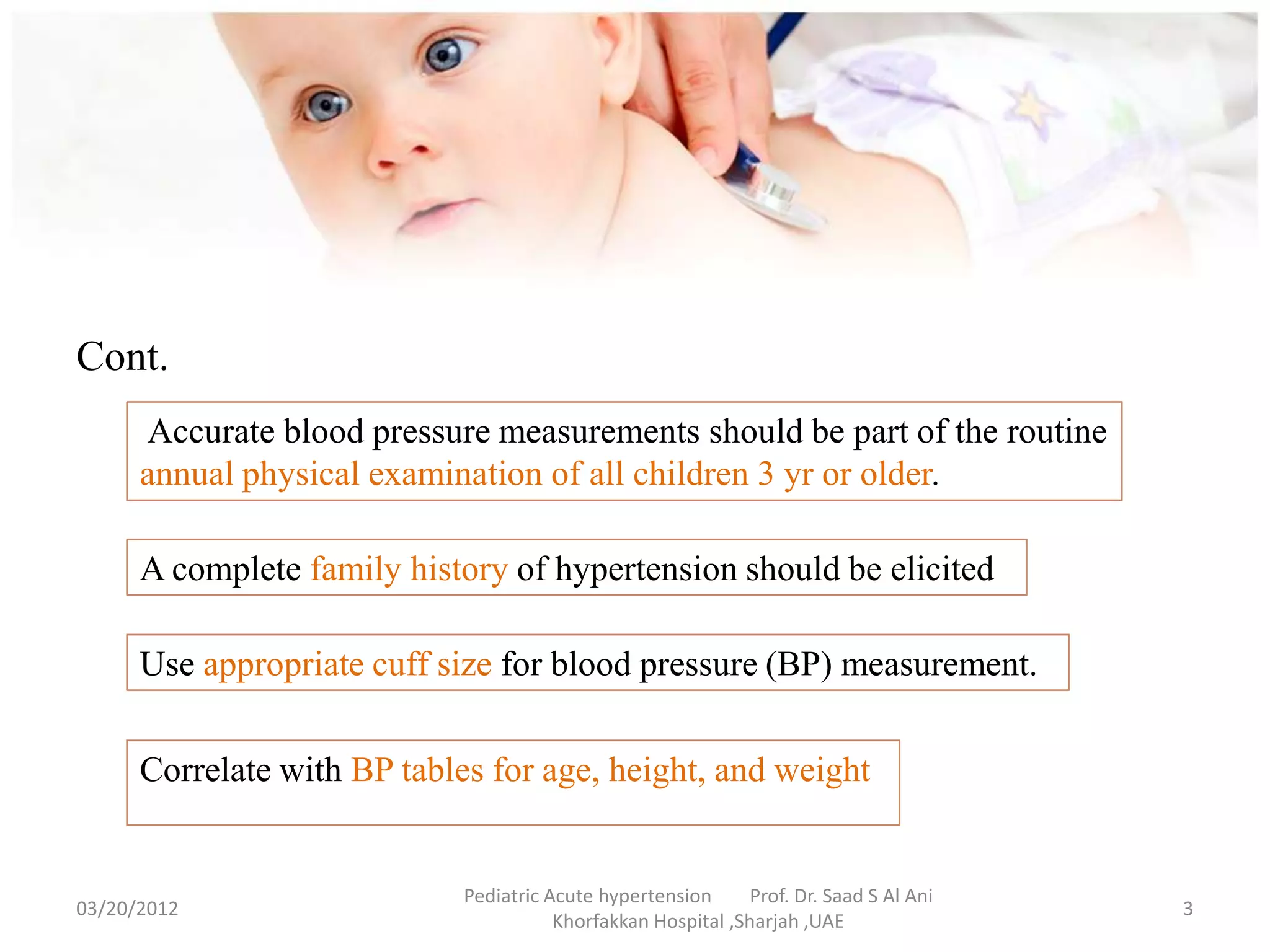 Pediatric acute hypertension | PPTX