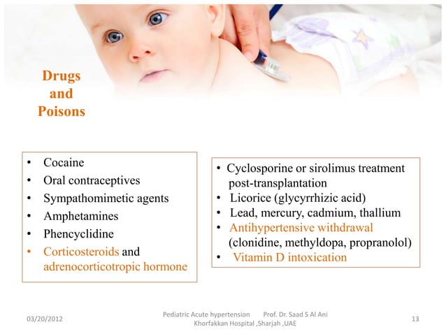 Pediatric acute hypertension | PPTX