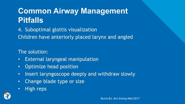 Pediatric Airway Management | PDF | First Aid | Injuries
