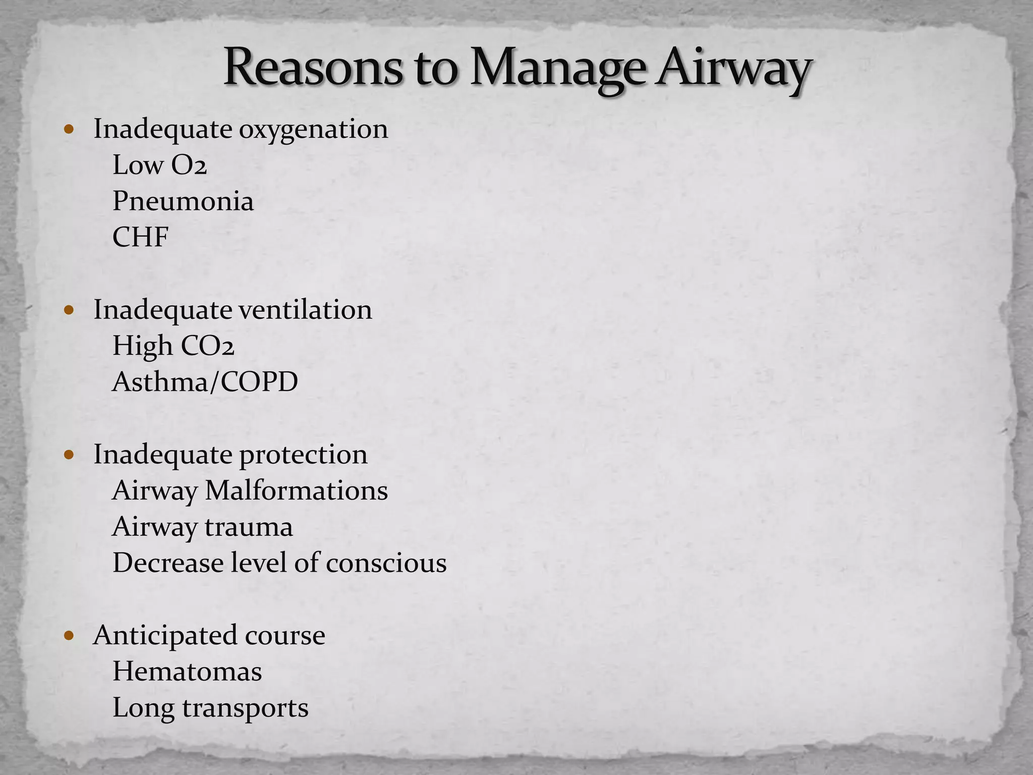 Pediatric airway management | PPTX