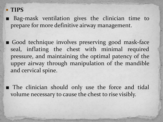 Pediatric airway management | PPTX