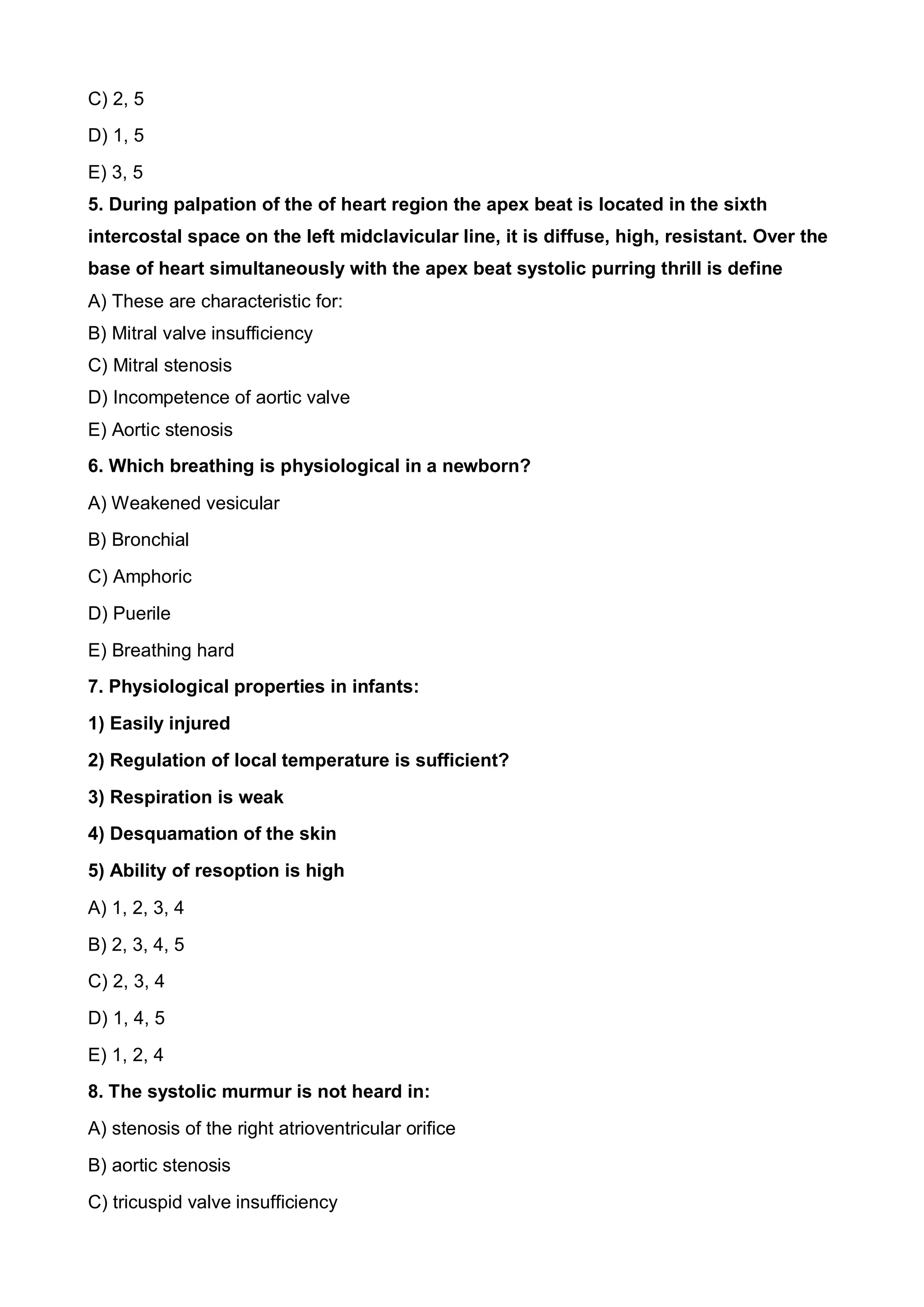 Pediatric and internal examination | PDF