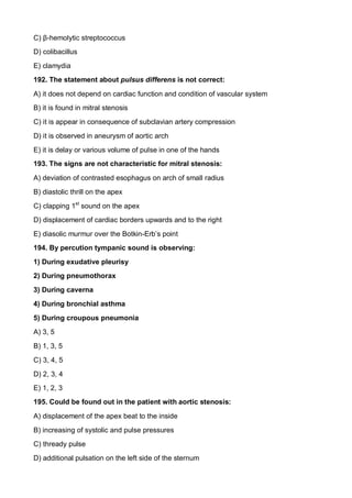 Pediatric and internal examination | PDF