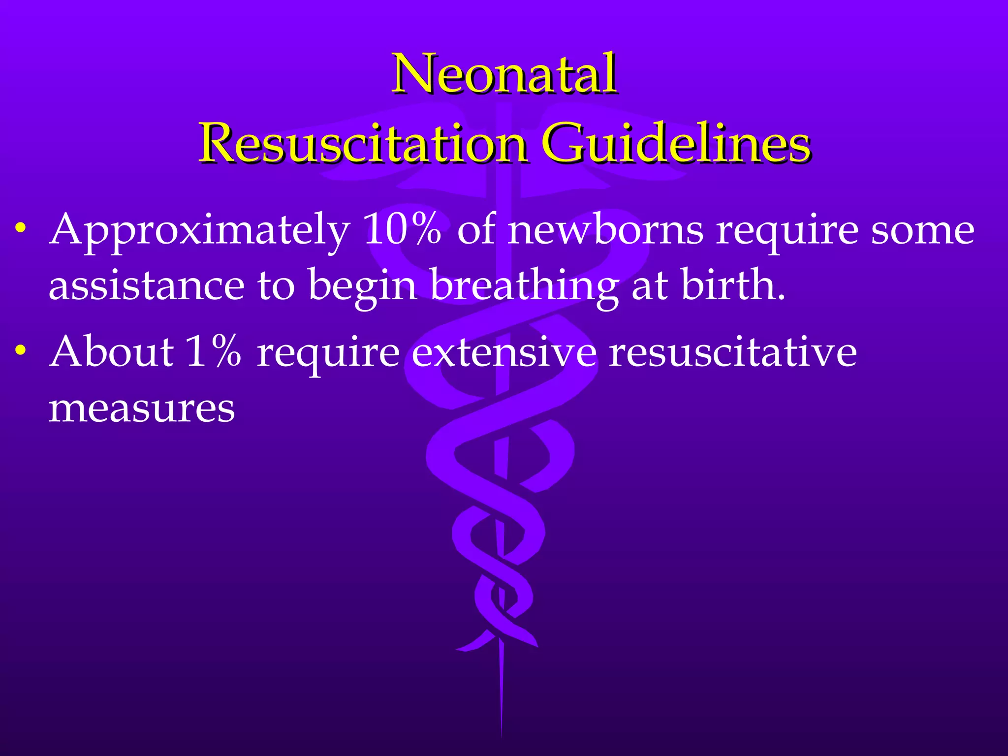 Pediatric And Neonatal Resuscitation | PPT
