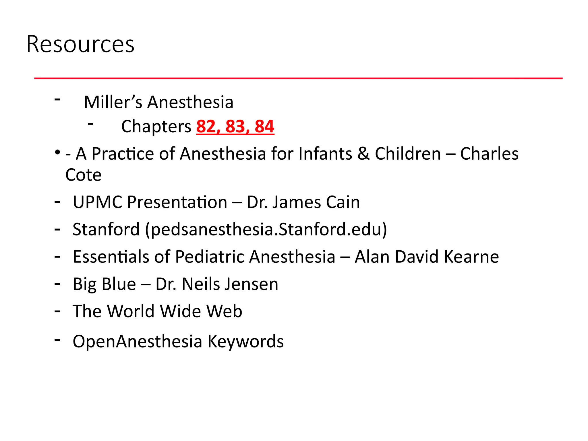 PEDIATRIC ANESTHESIA is not anesthesia of young | PPTX | Lung and ...