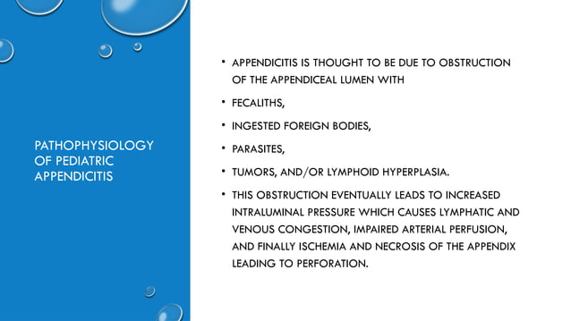 discussion on Pediatric Appendicitis case.pptx | Digestive Disorders | Diseases and Conditions