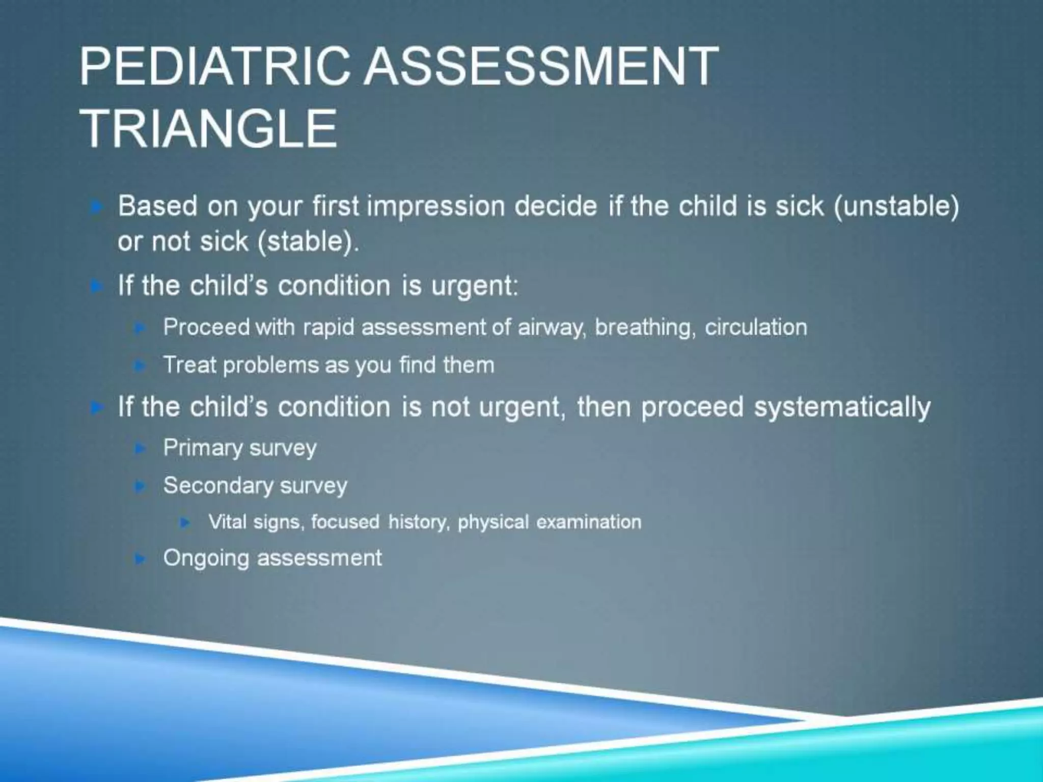 Pediatric assessment | PPTX