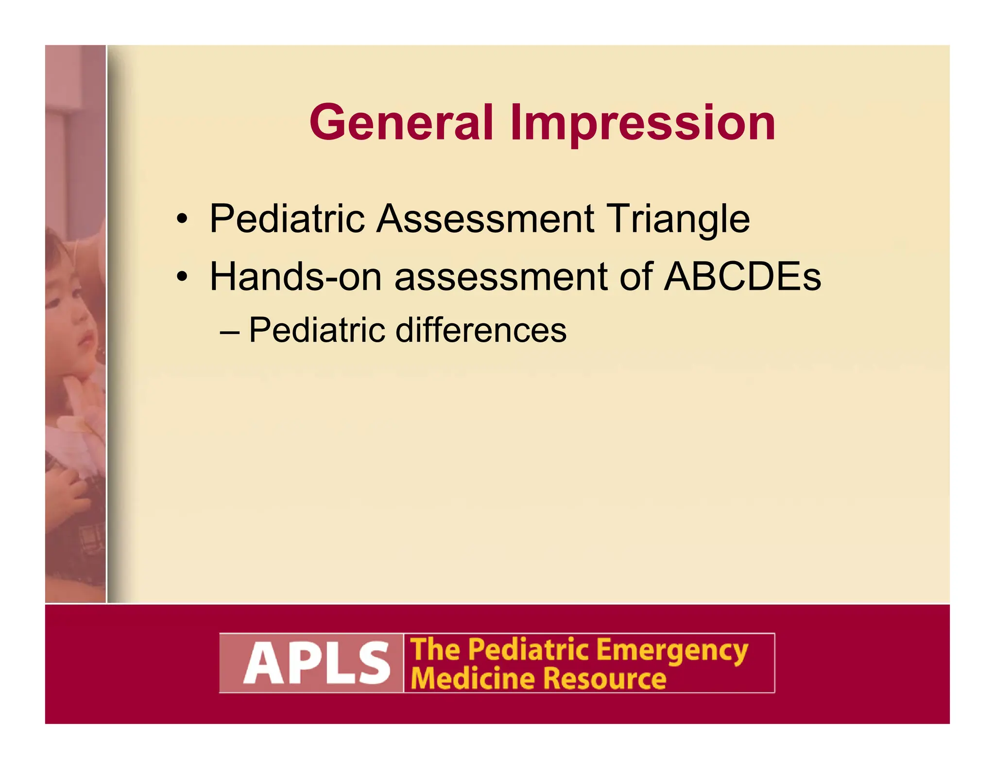 Pediatric Assessment Triangle in Children. pdf | PDF