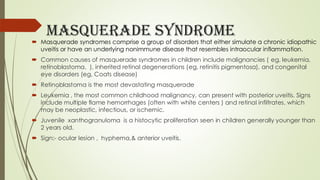 PEDIATRIC UVEITIS EXPLANATION ALONG WITH ANATOMY OF UVEA | PDF