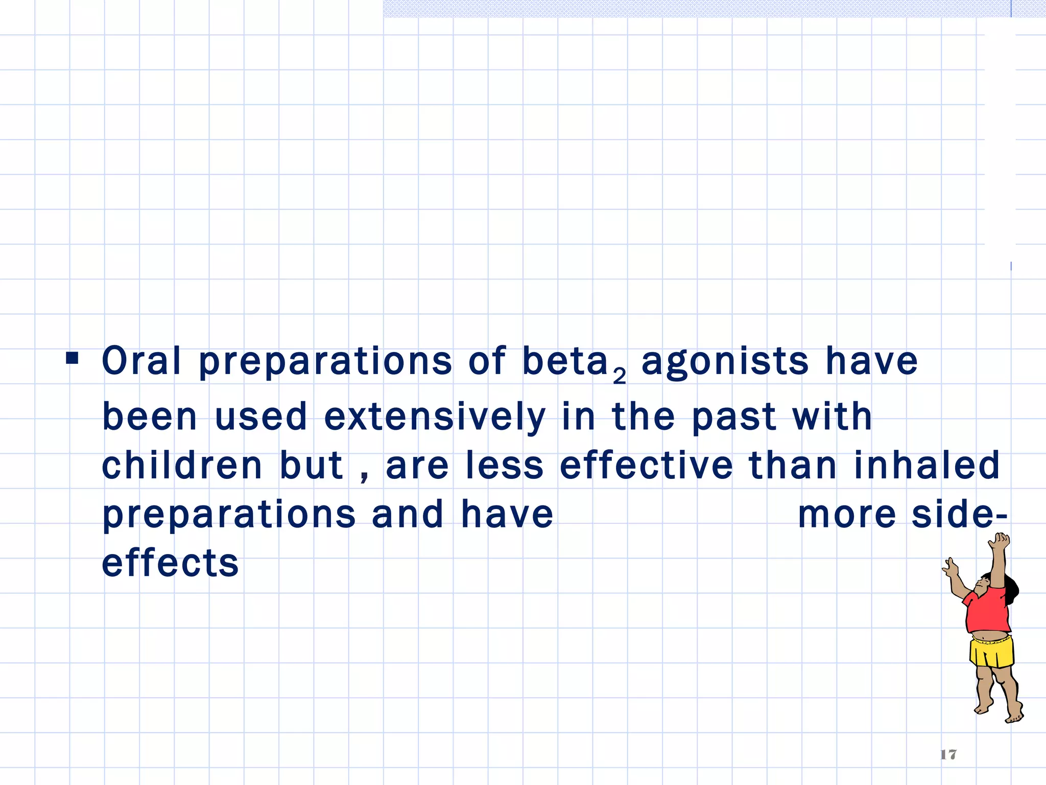 Ashtma in children and young people - Pharmacological management | PPT