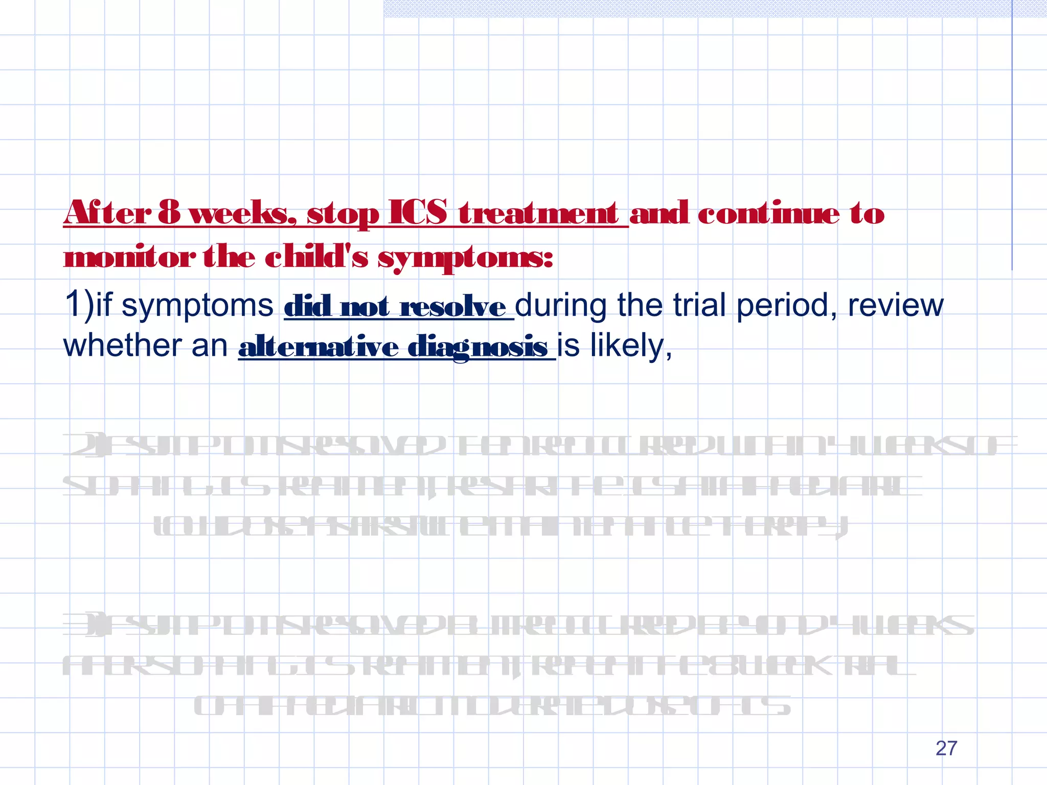 Ashtma in children and young people - Pharmacological management | PPT