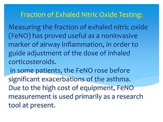 Pediatric asthma diagnosis | PPTX