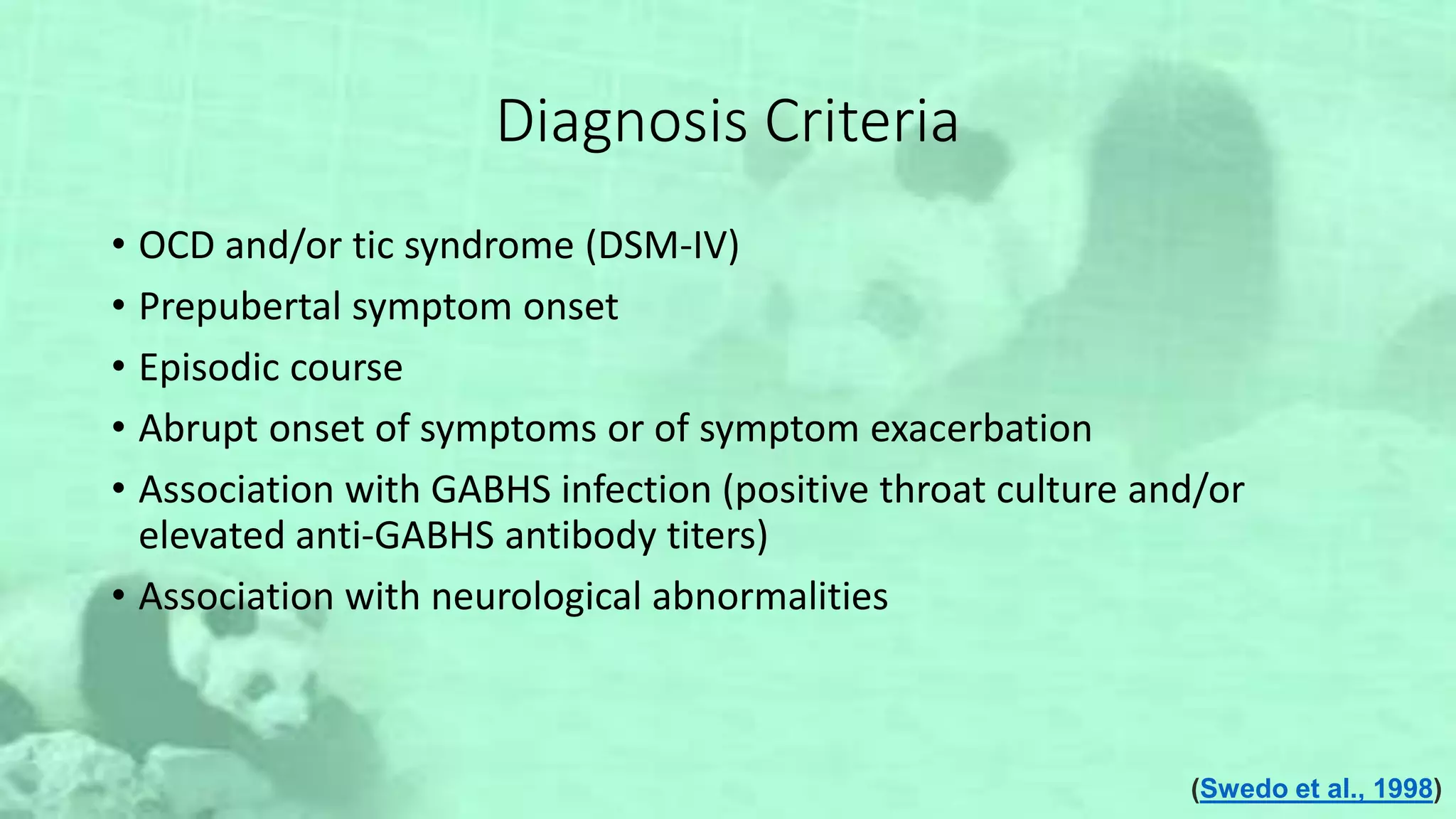 Pediatric Autoimmune Neuropsychiatric Disorders Associated with ...