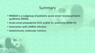 Pediatric Autoimmune Neuropsychiatric Disorders Associated with ...