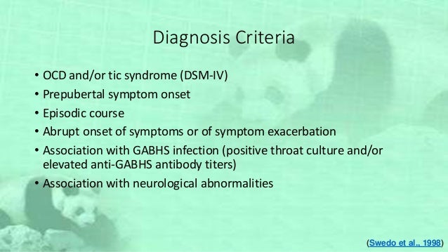 Pediatric Autoimmune Neuropsychiatric Disorders Associated with Strep…