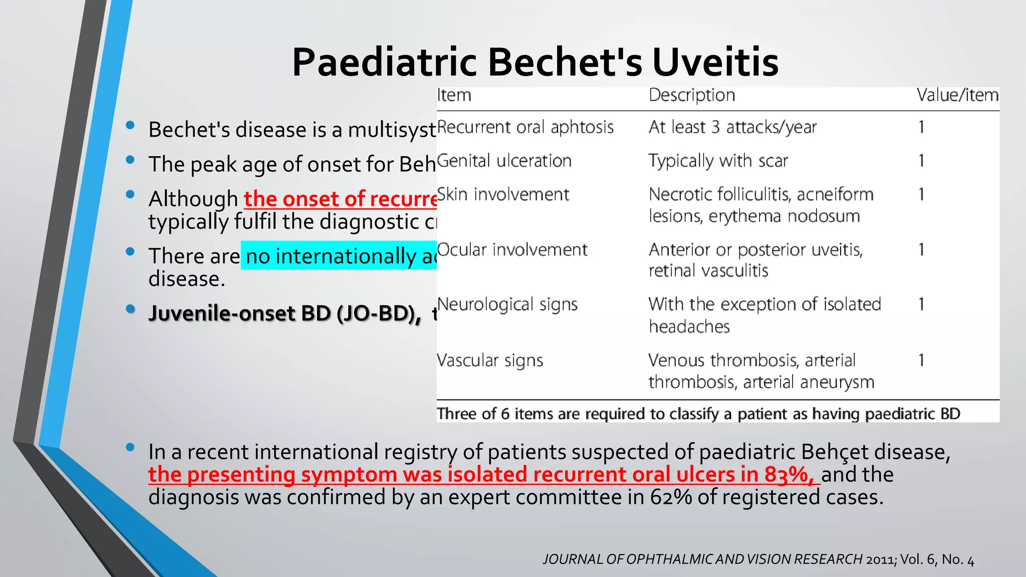 Pediatric autoimmune uveitis.pptx