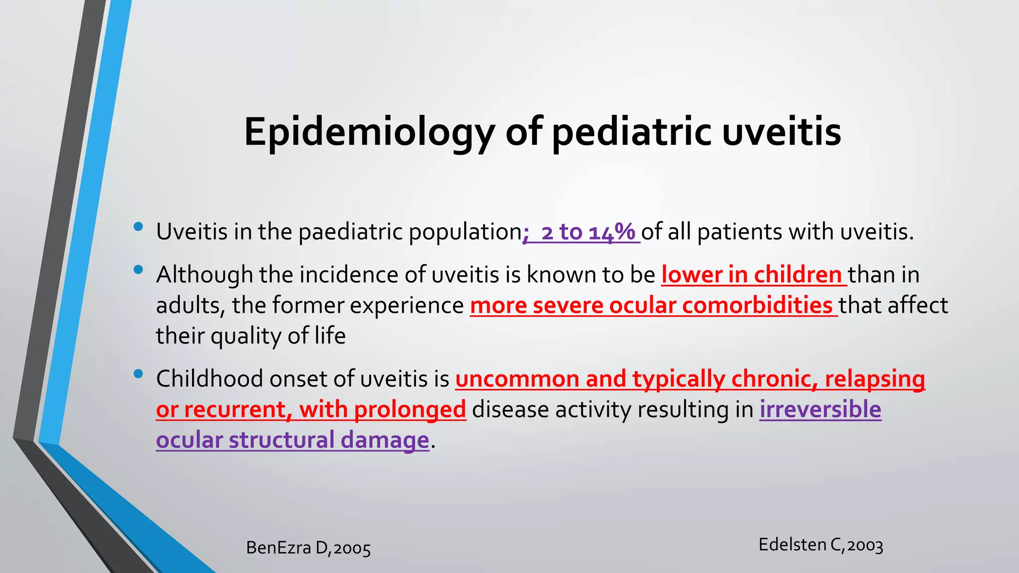 Pediatric autoimmune uveitis.pptx