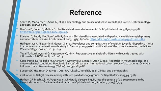 Pediatric autoimmune uveitis.pptx