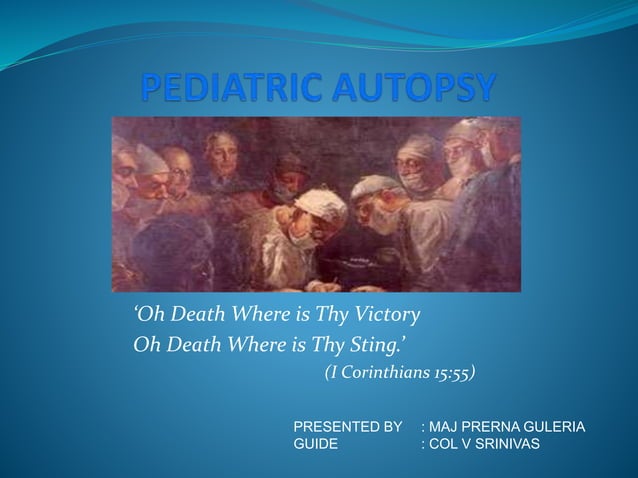 Pediatric autopsy.pptx | Lung and Respiratory Health | Diseases and ...