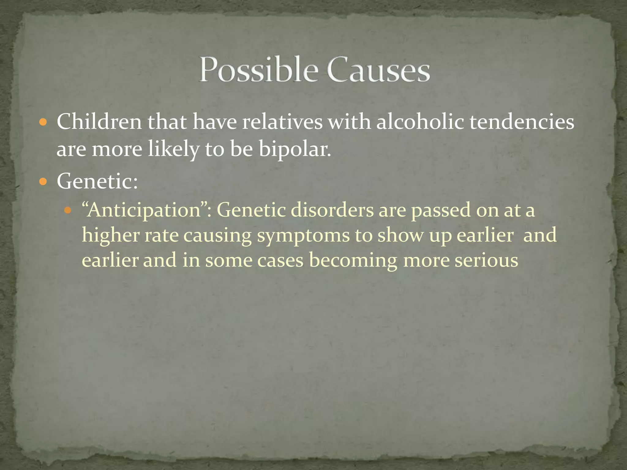 Pediatric Bipolar Disorder | PPT