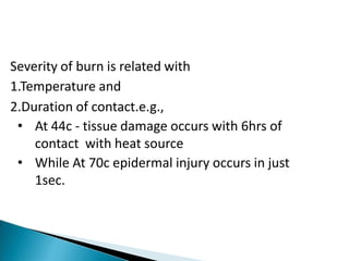 Pediatric burns | PPTX