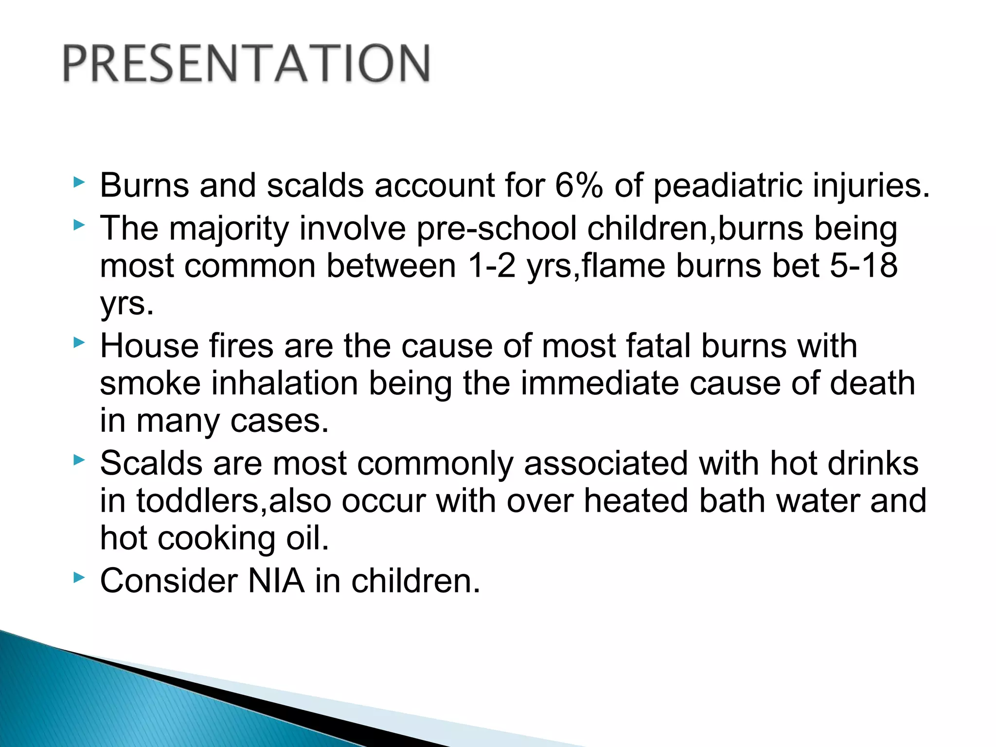 Pediatric burns | PPT