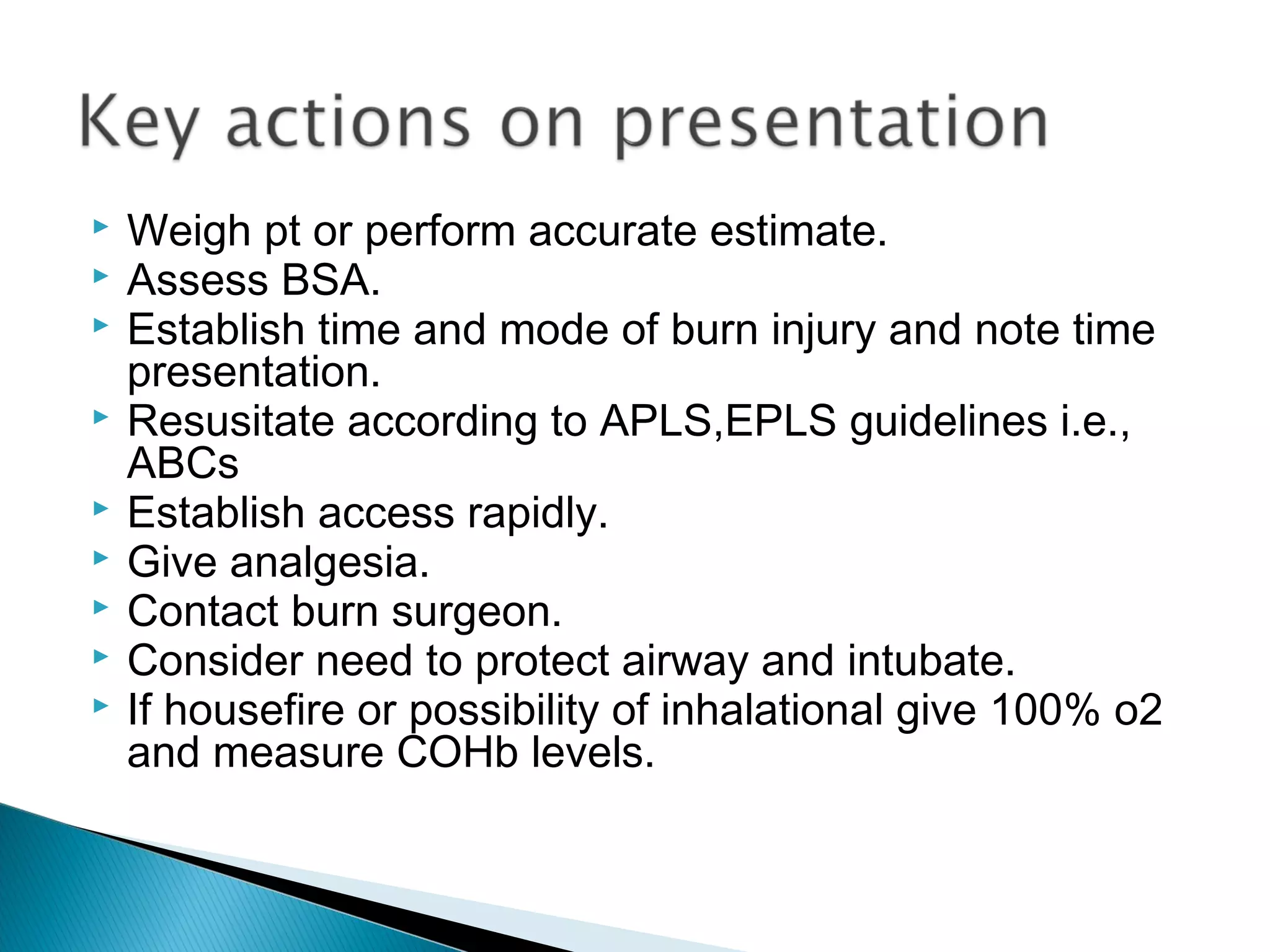 Pediatric burns | PPT