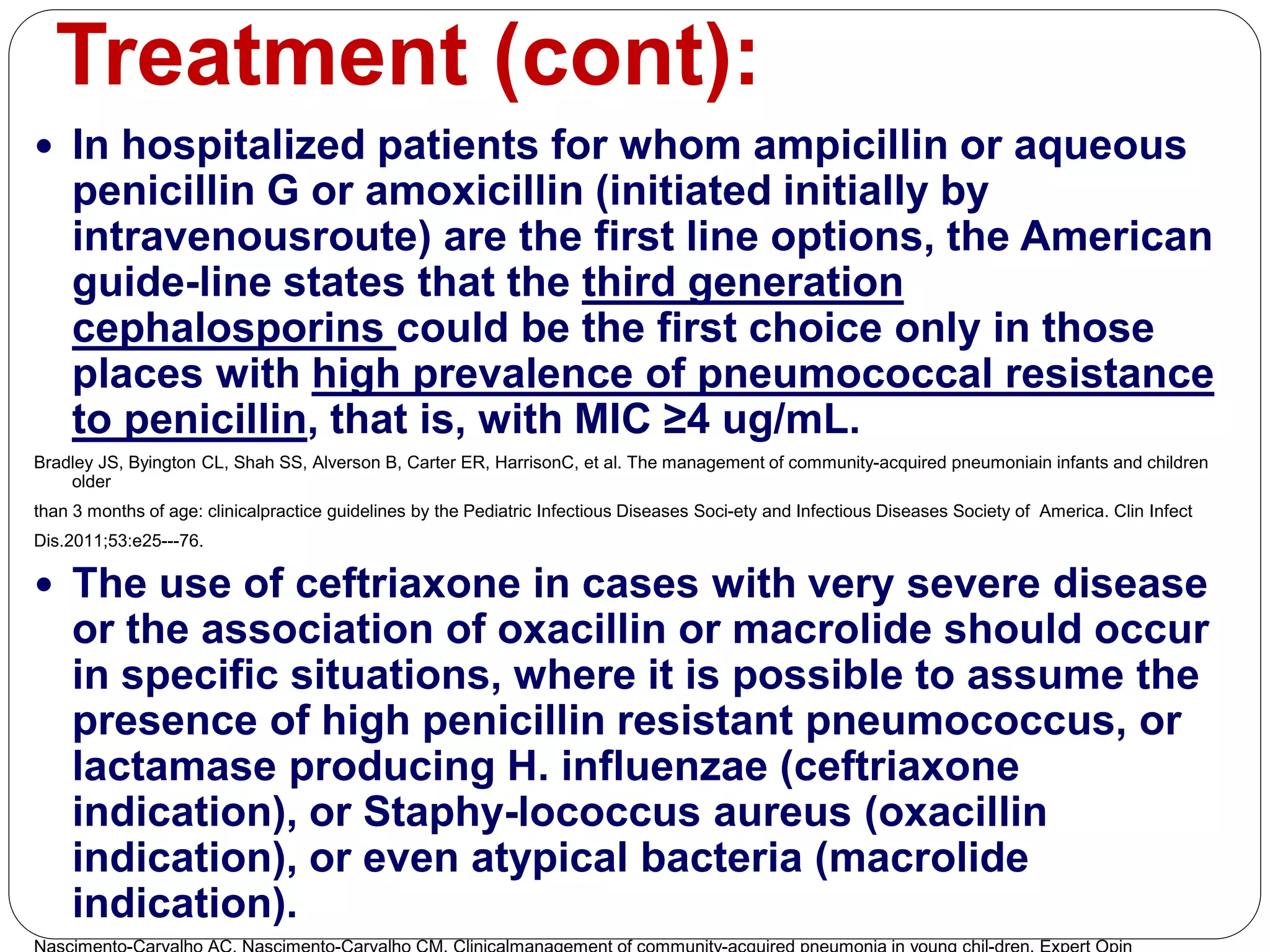 Pediatric community acquired pneumonia | PPSX