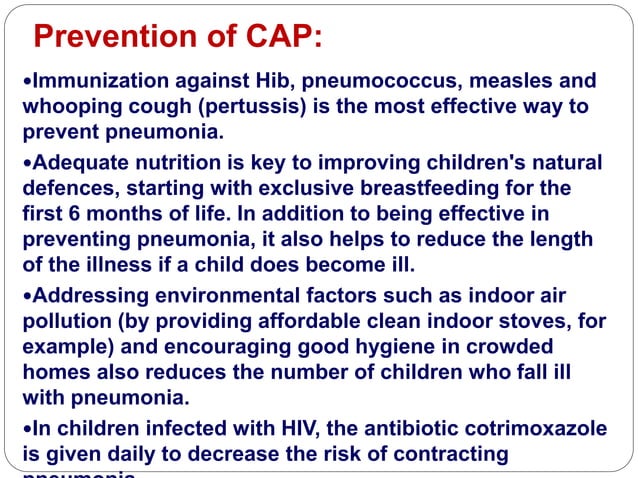 Pediatric community acquired pneumonia | PPSX