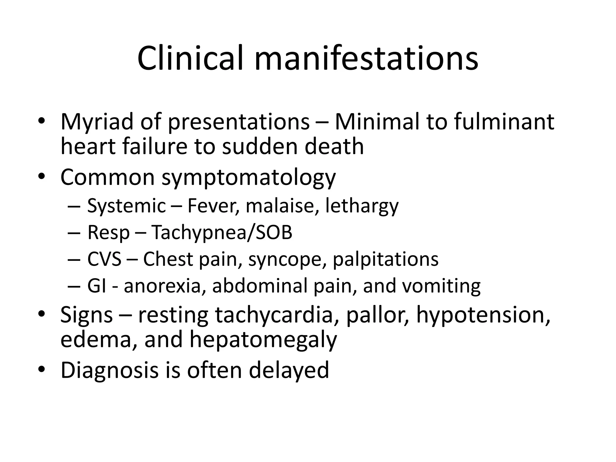 Pediatric cardiomyopathy | PPTX