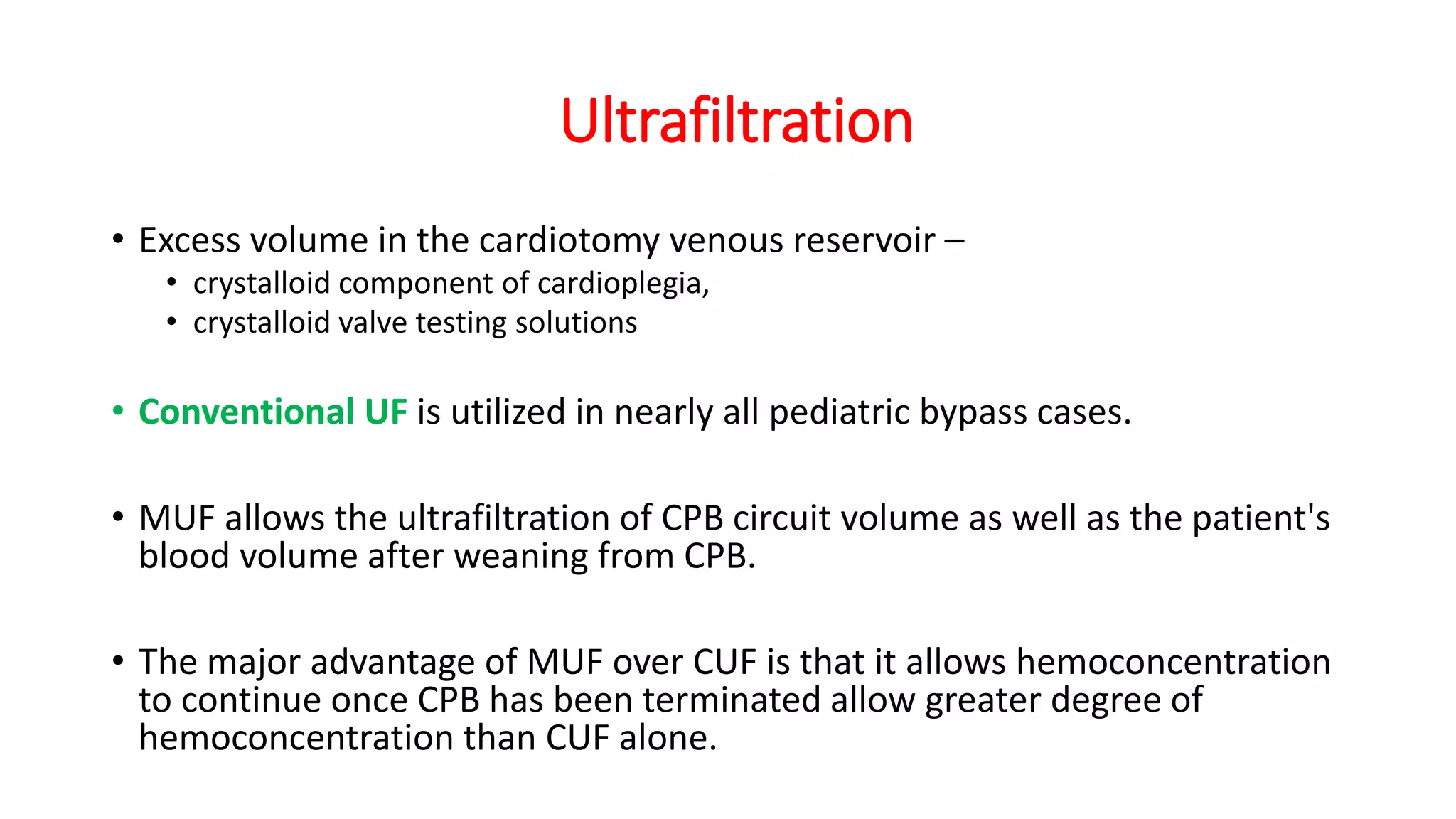 Pediatric cardiopulmonary bypass | PPTX