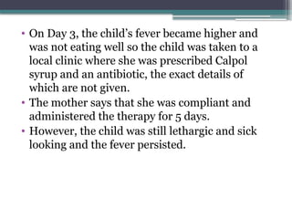 Pediatric Case Presentation required for exam | PPTX