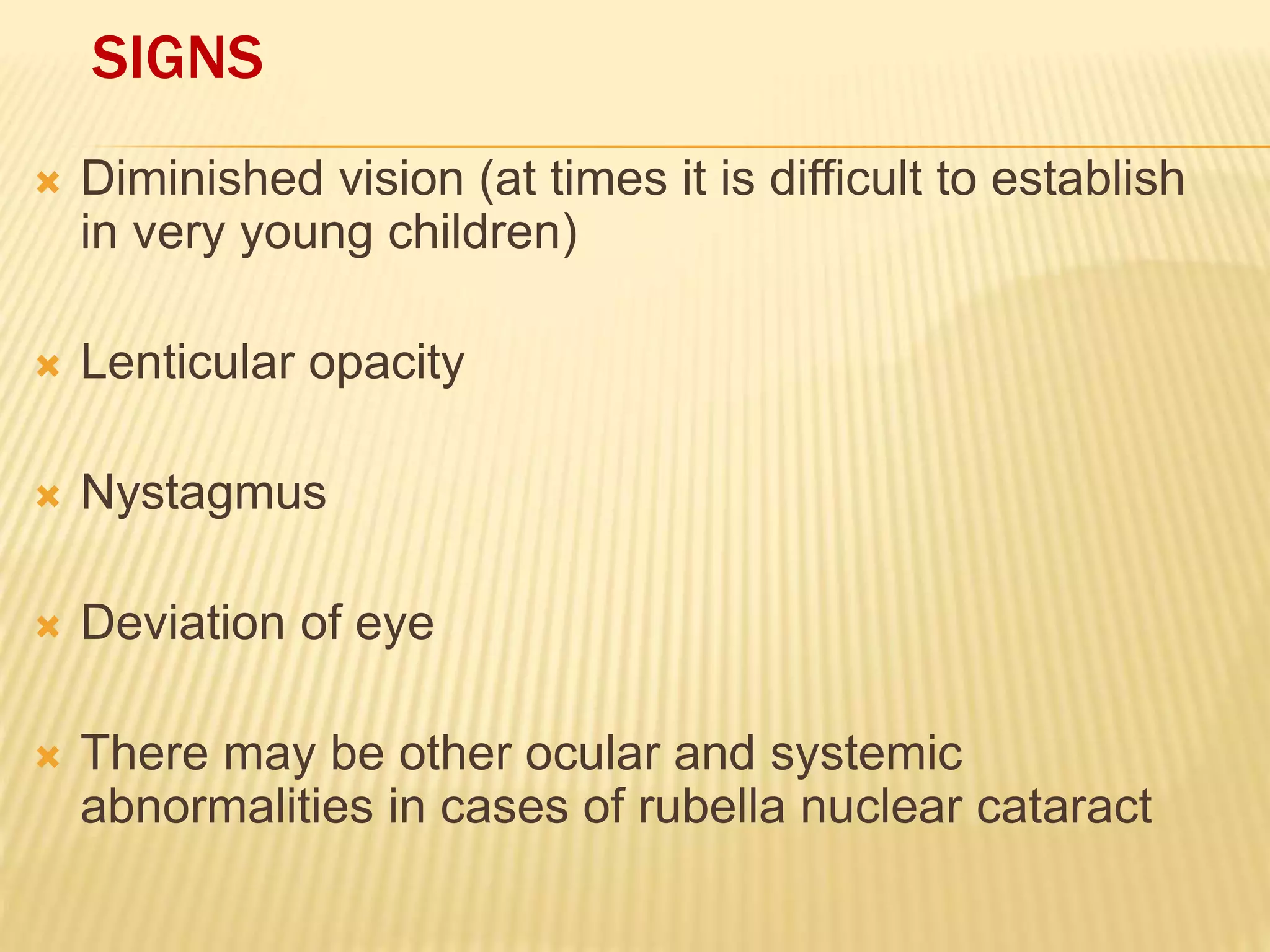 Pediatric cataract | PPTX