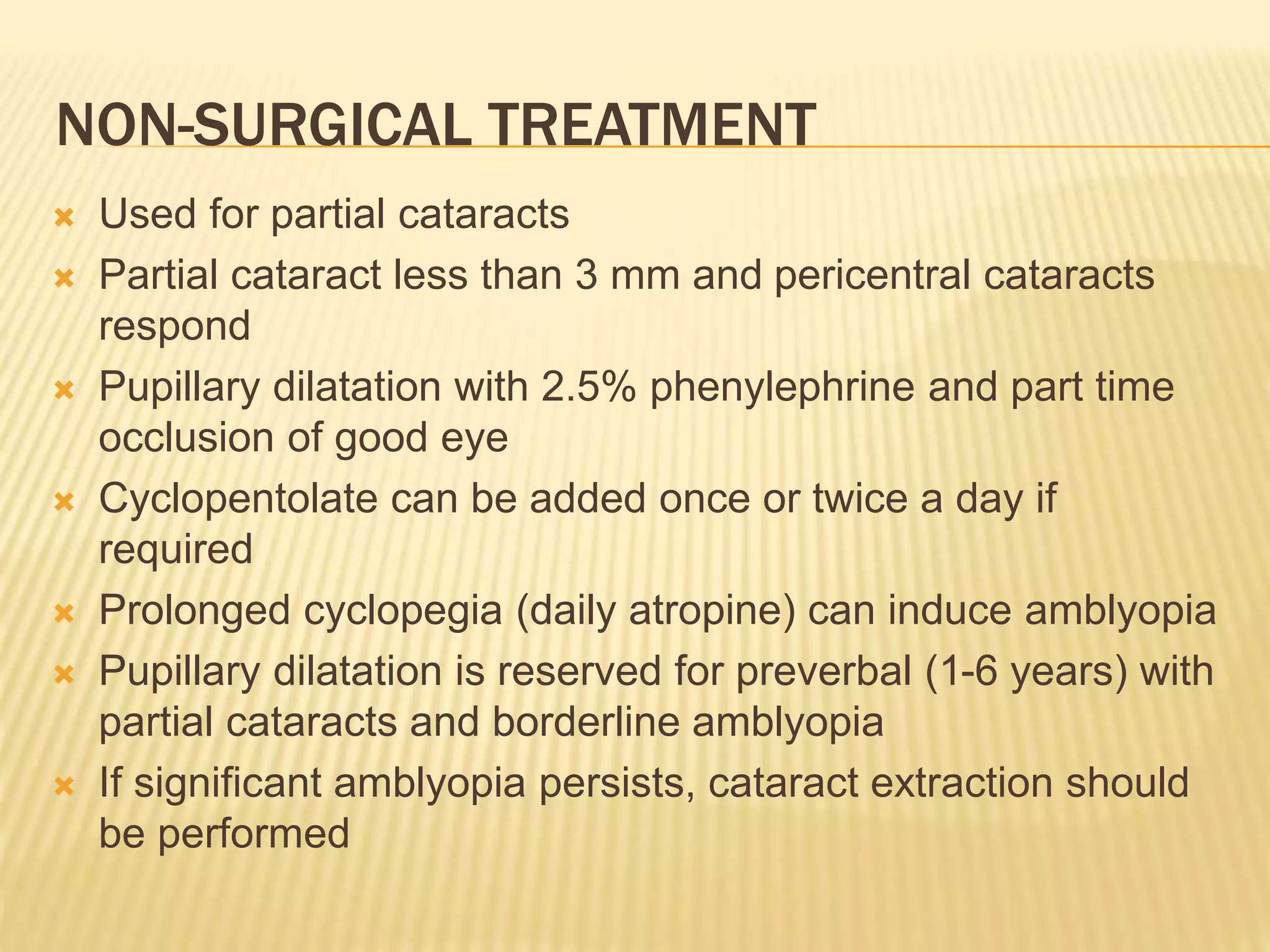 Pediatric cataract | PPTX