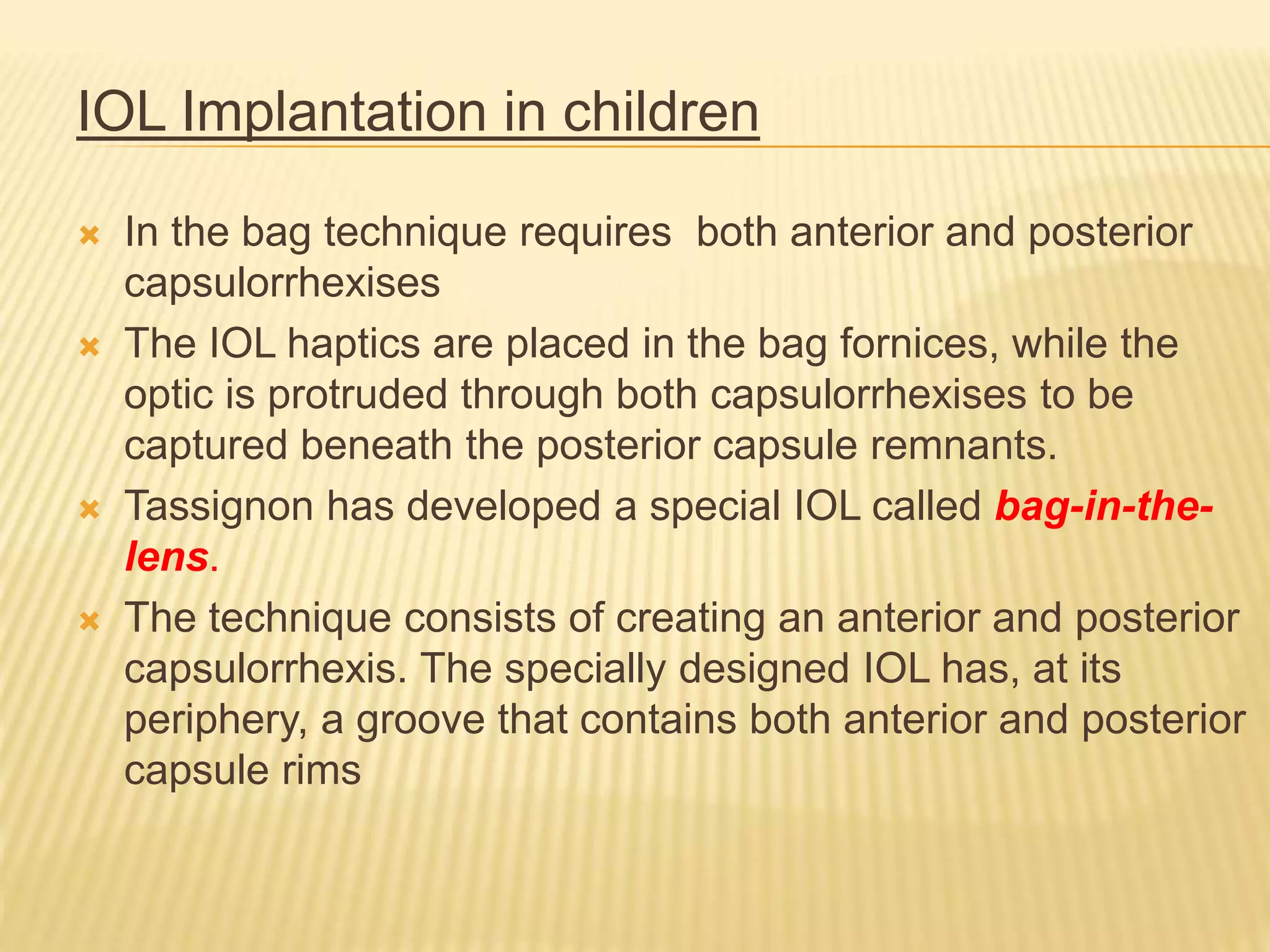 Pediatric cataract | PPTX