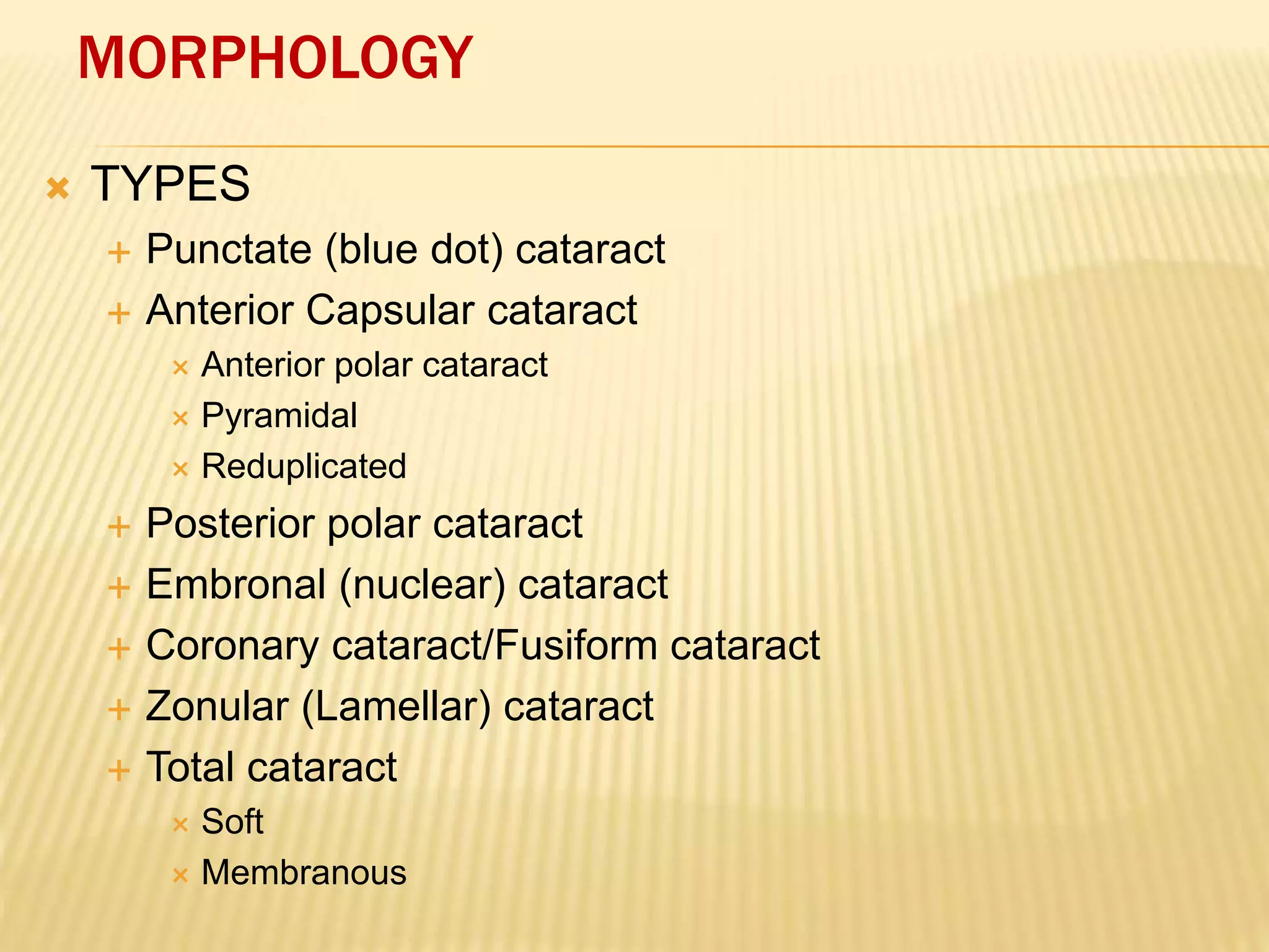 Pediatric cataract | PPTX