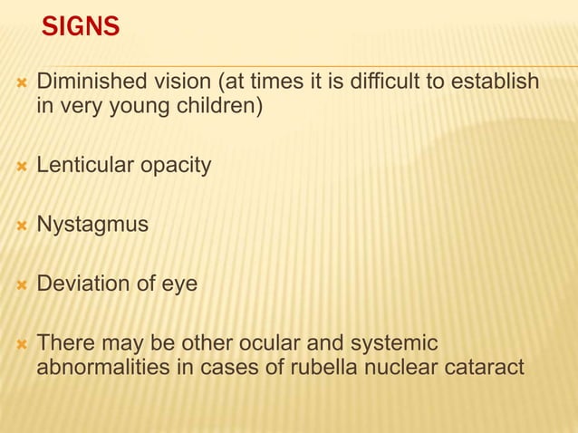 Pediatric cataract | PPTX | Eye and Vision Conditions | Diseases and ...
