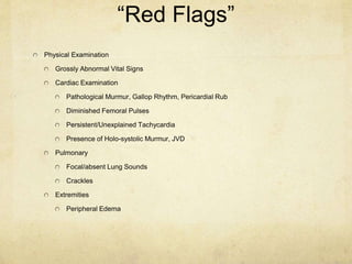 Pediatric chest pain | PPTX