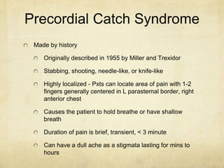 Pediatric chest pain | PPTX
