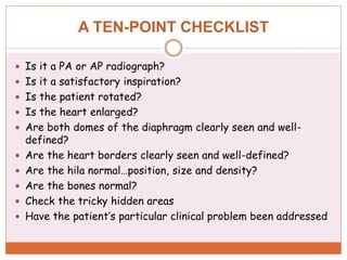 Pediatric chest xray | PPT