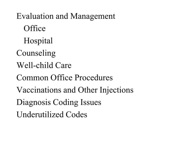 Pediatric coding and documentation challenges | PPTX