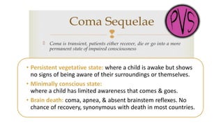 Pediatric Coma | PPTX