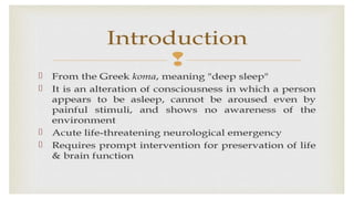 Pediatric Coma | PPT