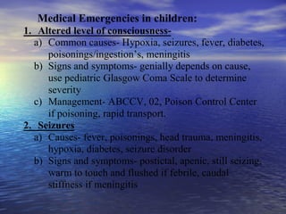 Pediatric Common Emergency | PPT