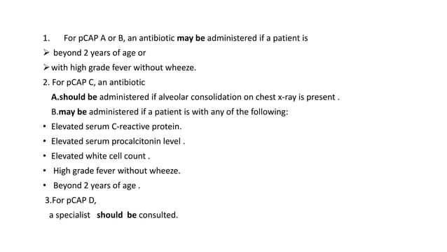Pediatric community Acquired Pneumonia | PPTX