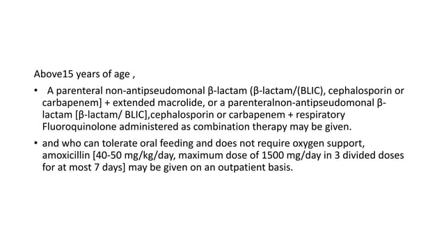 Pediatric community Acquired Pneumonia | PPTX